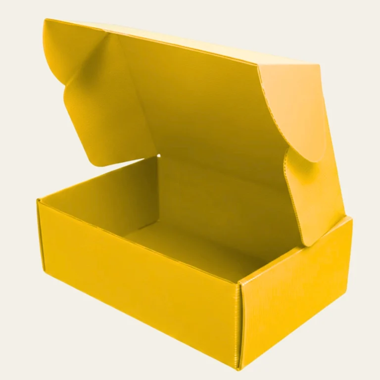 Yellow Corrugated Boxes | Custom Yellow Corrugated Packaging Wholesale