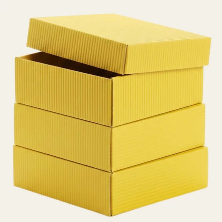 Yellow Corrugated Boxes | Custom Yellow Corrugated Packaging Wholesale