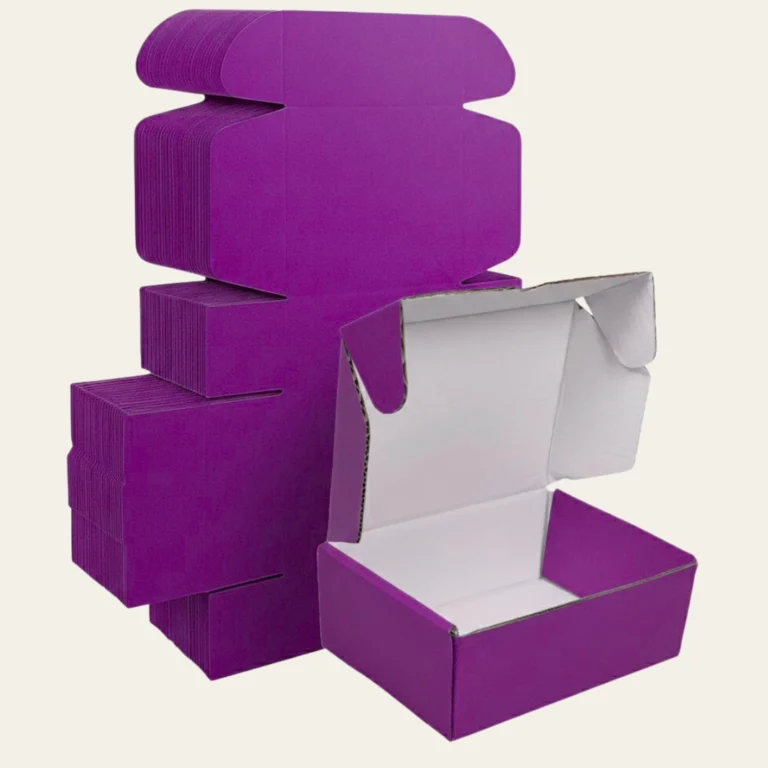 Purple Corrugated Boxes | Custom Purple Corrugated Packaging Wholesale