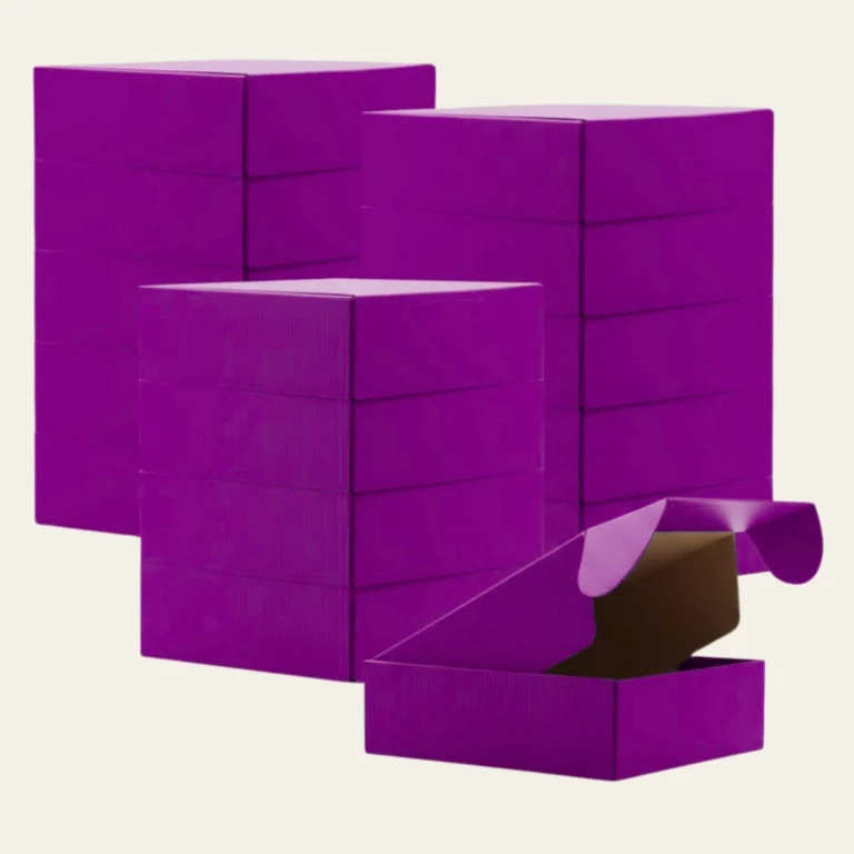 Purple Corrugated Boxes | Custom Purple Corrugated Packaging Wholesale
