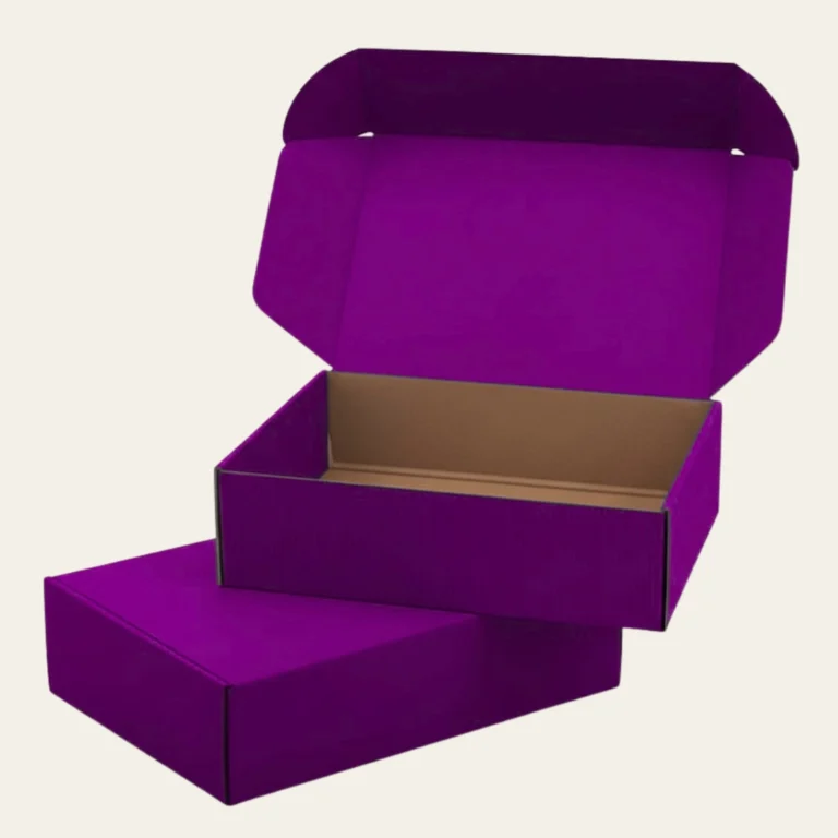 Purple Corrugated Boxes | Custom Purple Corrugated Packaging Wholesale