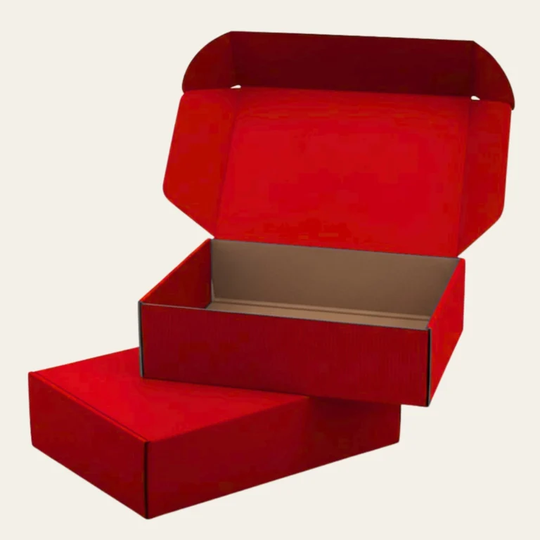 Red Corrugated Boxes | Custom Red Corrugated Packaging