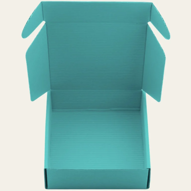 Teal Corrugated Boxes | Custom Teal Corrugated Packaging