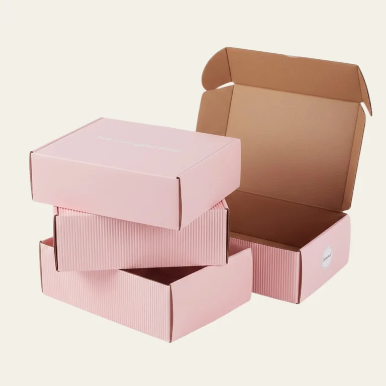 Custom Pink Corrugated Boxes | Wholesale Pink Corrugated Packaging