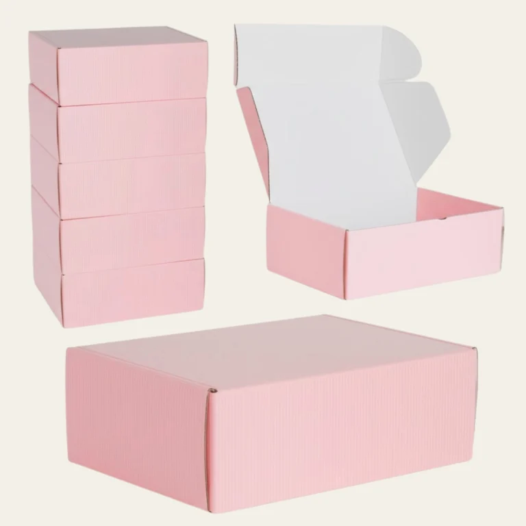 Custom Pink Corrugated Boxes | Wholesale Pink Corrugated Packaging