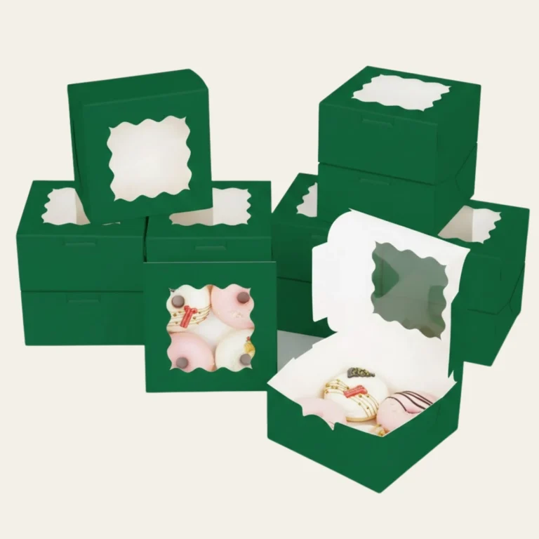 Green Bakery Boxes | Custom Green Bakery Packaging Wholesale