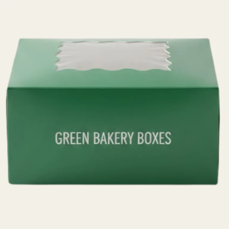 Green Bakery Boxes | Custom Green Bakery Packaging Wholesale
