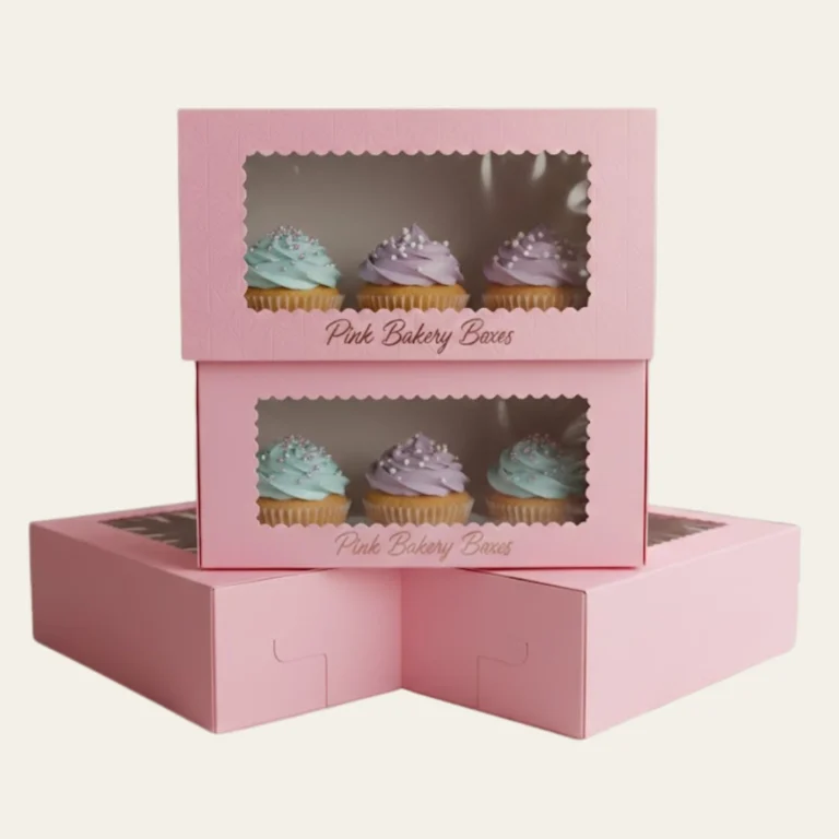 Custom Pink Bakery Boxes | Wholesale Pink Bakery Packaging