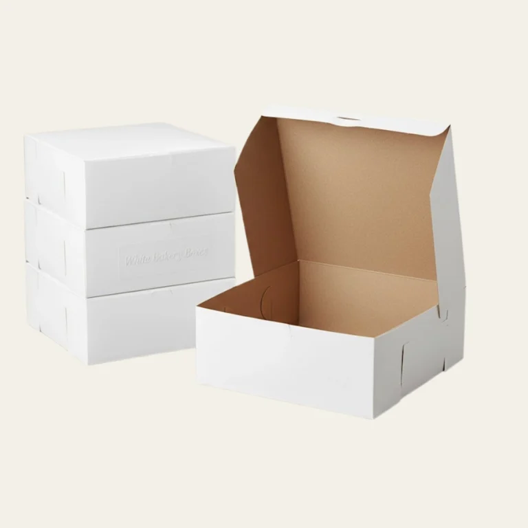 Buy White Bakery Boxes | Custom White Bakery Packaging Wholesale