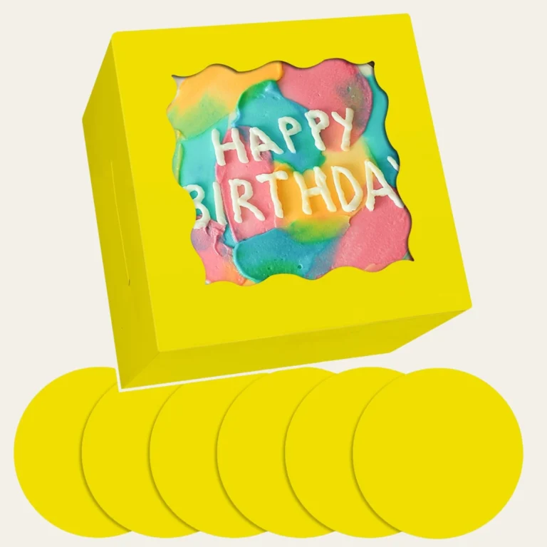 Yellow Bakery Boxes | Custom Yellow Bakery Packaging Wholesale