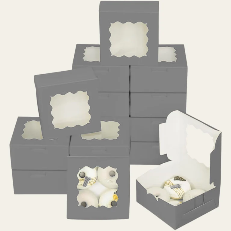 Custom Gray Bakery Boxes | Gray Bakery Packaging Wholesale