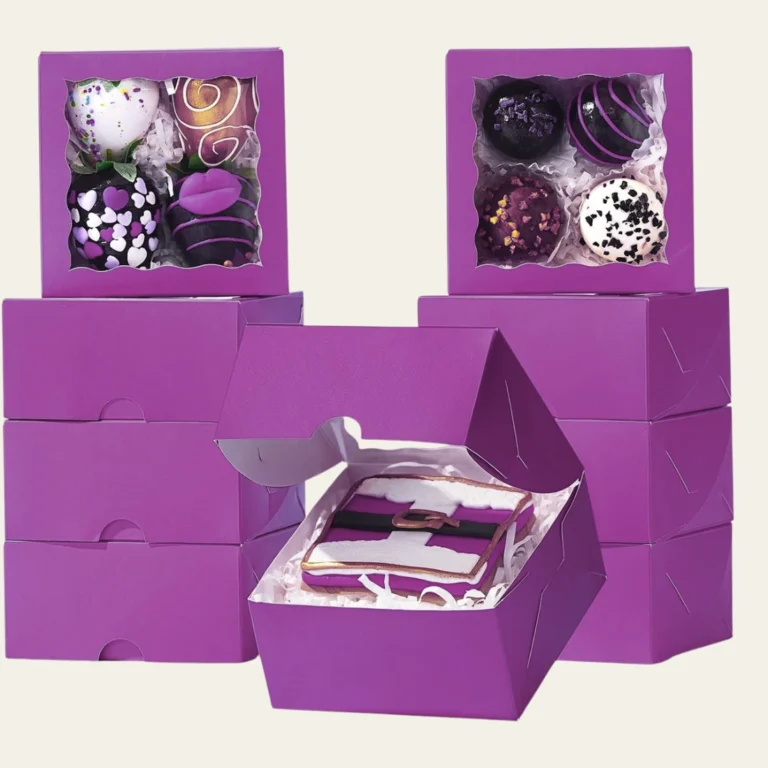 Purple Bakery Boxes | Custom Purple Bakery Packaging Wholesale