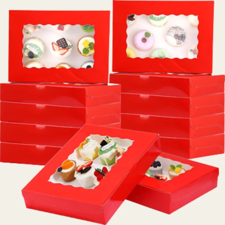 Red Bakery Boxes | Custom Red Bakery Packaging Wholesale