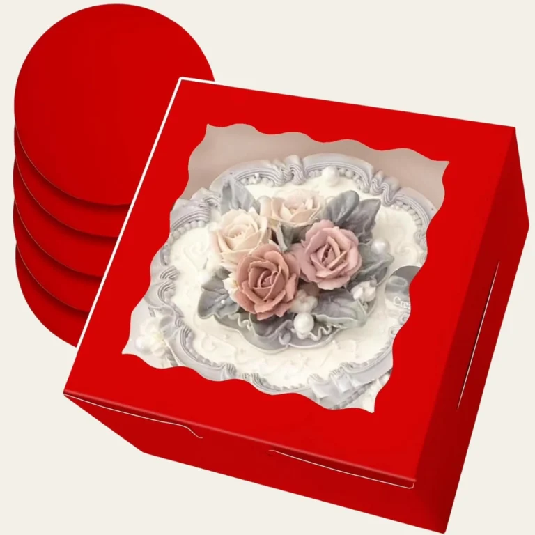 Red Bakery Boxes | Custom Red Bakery Packaging Wholesale