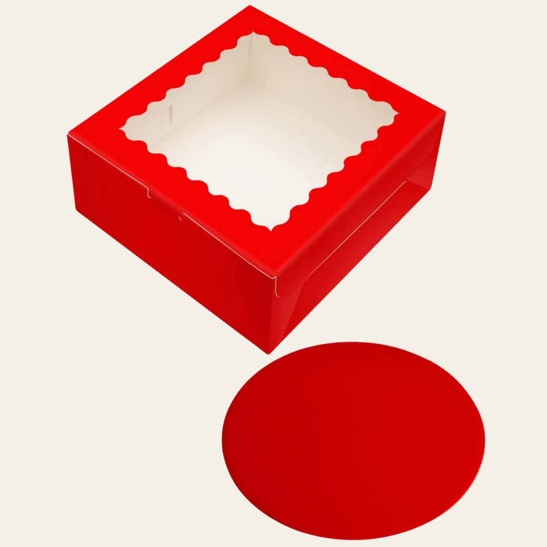Red Bakery Boxes | Custom Red Bakery Packaging Wholesale