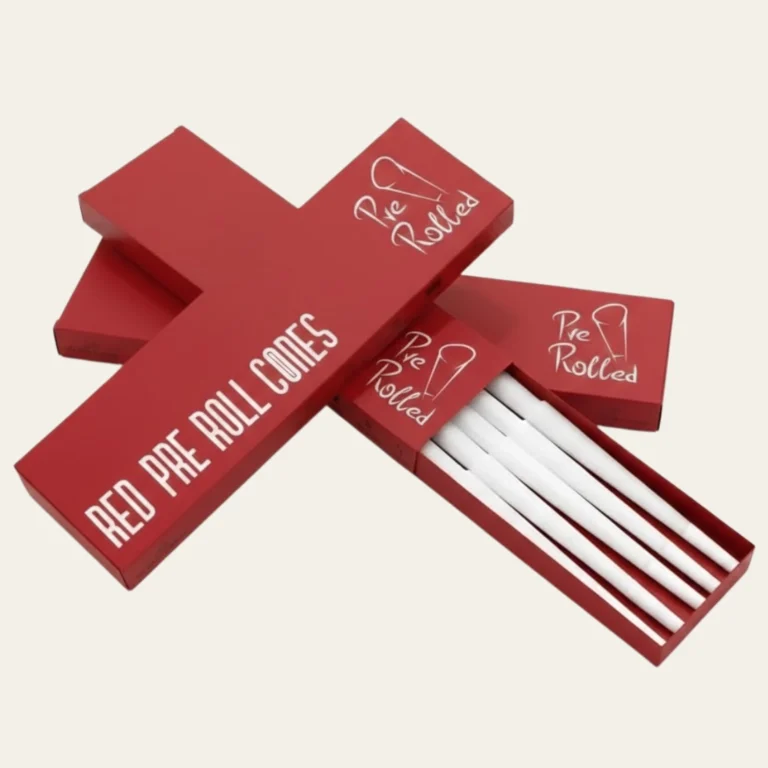 Red Pre Roll Boxes | Custom Red Pre Roll Packaging Wholesale
