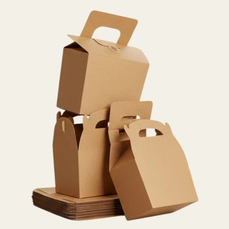 Buy Kraft Handle Boxes | Custom Kraft Handle Packaging Wholesale
