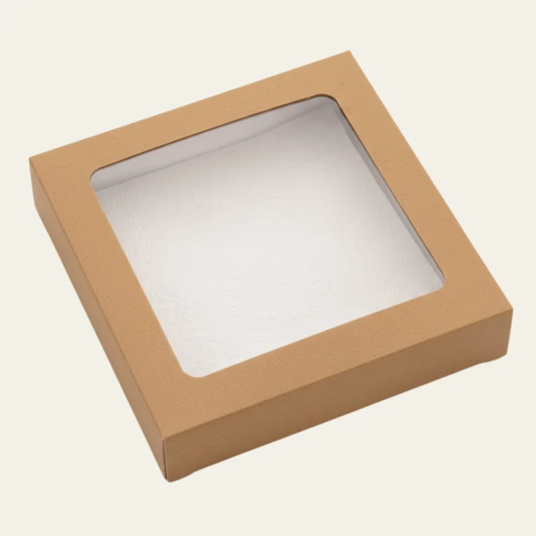 Buy Kraft Boxes with Clear Window | Wholesale Kraft Window Boxes