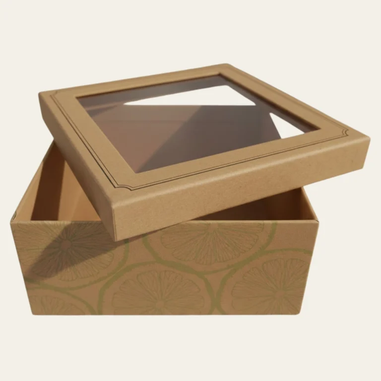 Buy Kraft Boxes with Clear Window | Wholesale Kraft Window Boxes