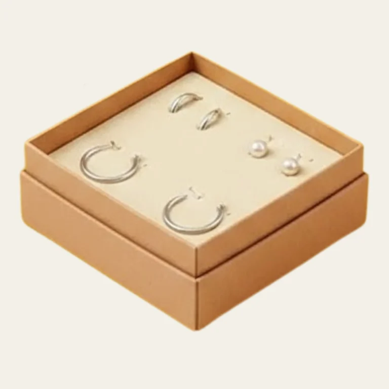 Kraft Earring Boxes - Custom Kraft Earring Packaging Wholesale