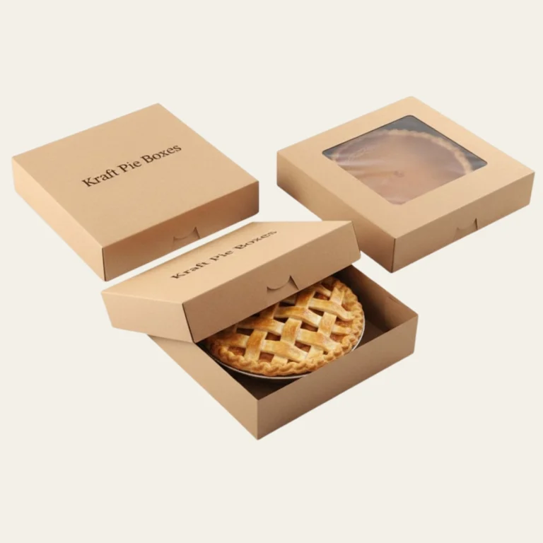 Buy Kraft Pie Boxes - Custom Kraft Pie Packaging & Wholesale