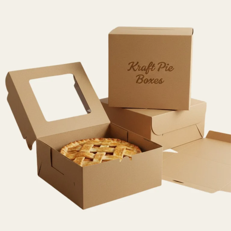 Buy Kraft Pie Boxes - Custom Kraft Pie Packaging & Wholesale