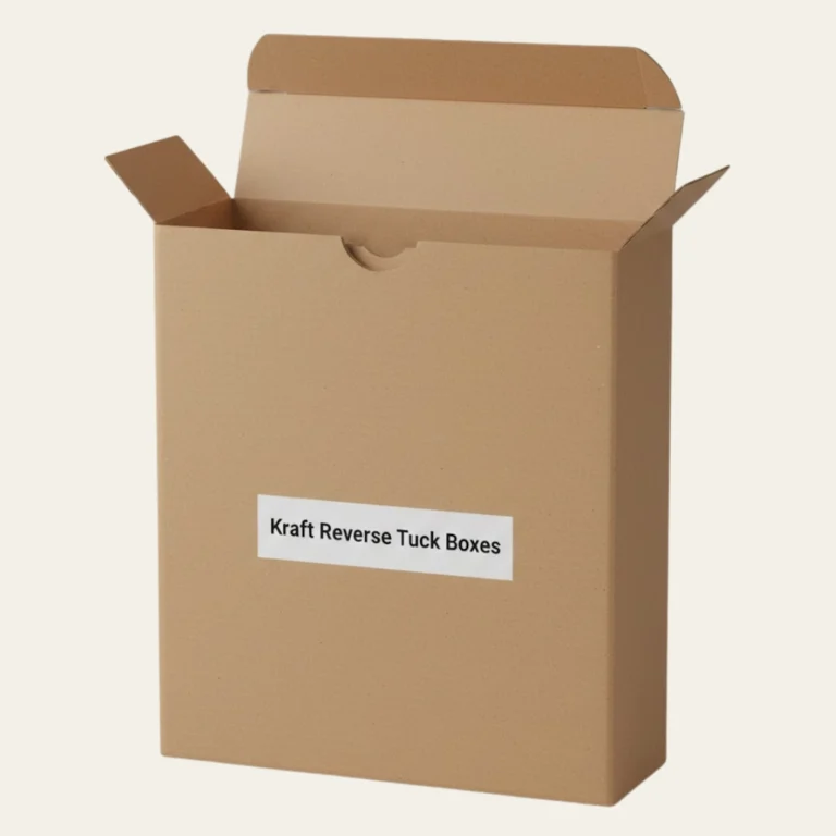 Buy Custom Kraft Reverse Tuck Boxes | Wholesale Kraft Packaging